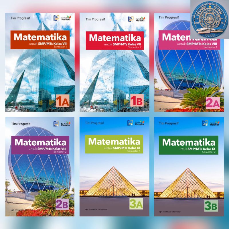 Jual BUKU MATEMATIKA 1A 1B 2A 2B 3A 3B SMP/MTS KELAS 7 8 9 KURIKULUM ...