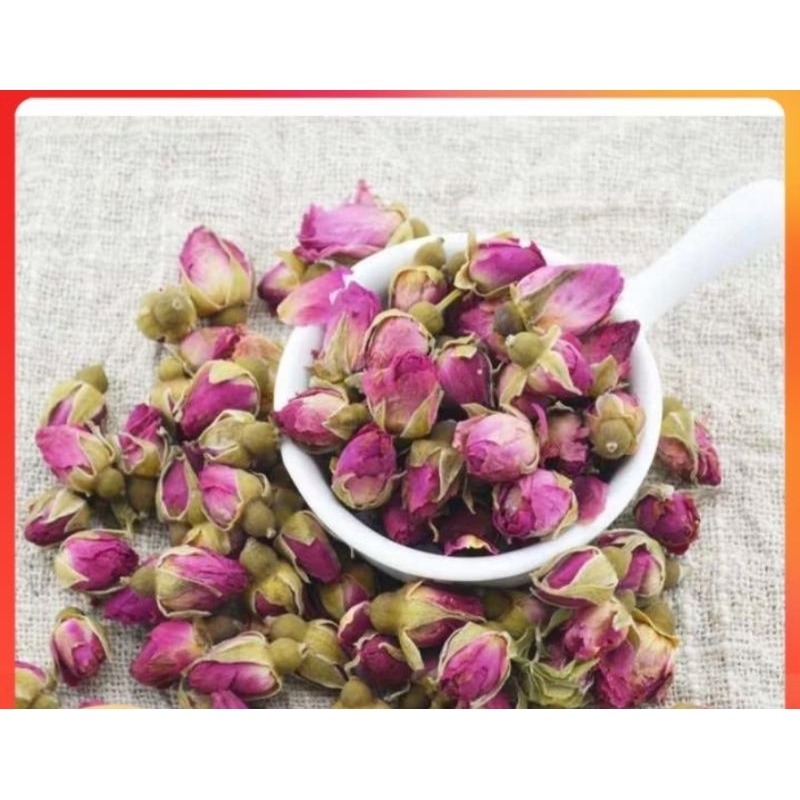 Jual Dried Red Rosebud Rose bud Flower Tea / Teh Kuncup Bunga Mawar ...
