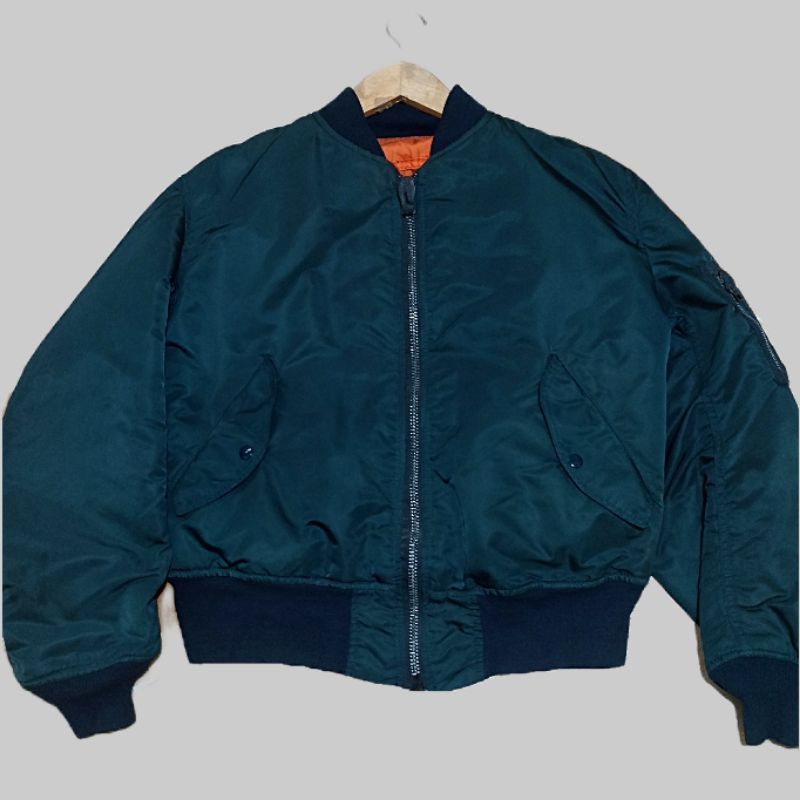 Jual [Preclo] Jaket ALPHA INDUSTRIES FLYER'S MAN INTERMEDIATE MA-1 Bomber REVERSIBLE Jacket ...