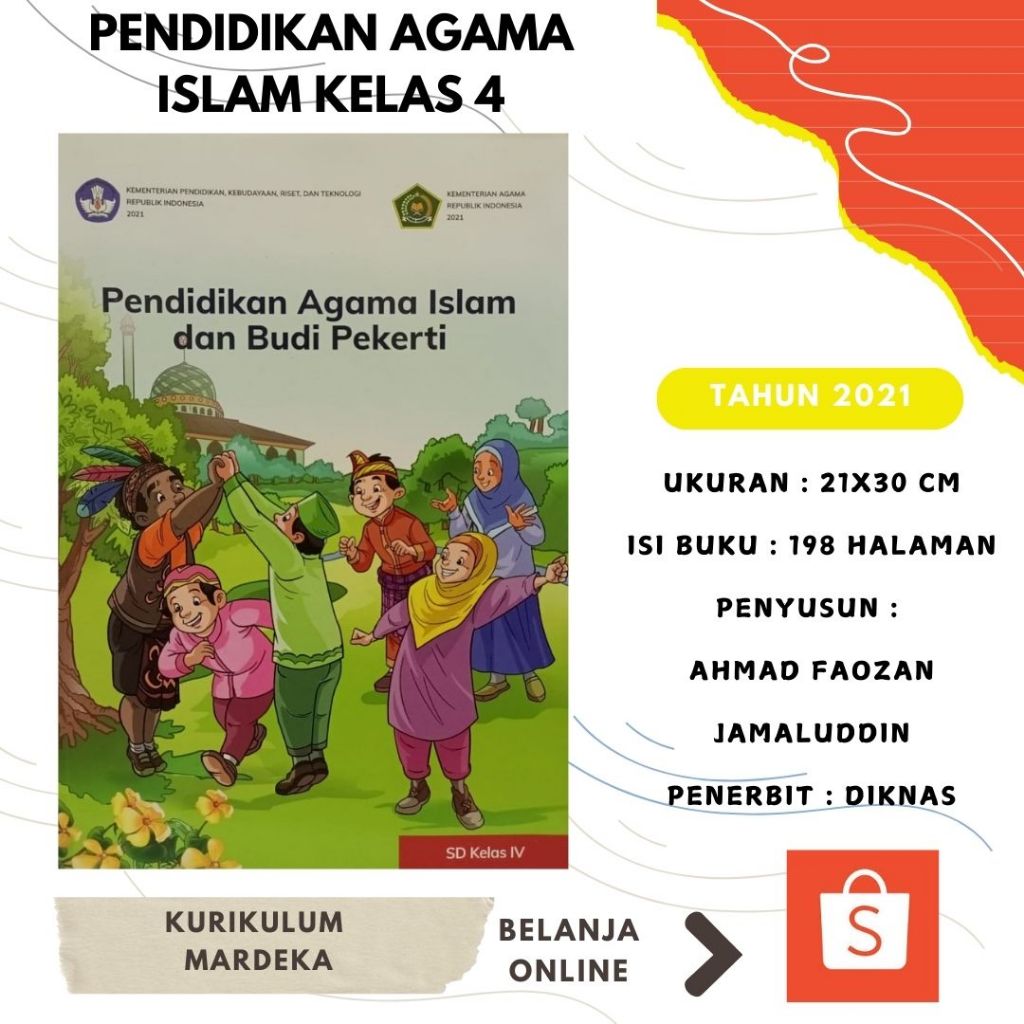 Jual Pendidikan Agama Islam dan Budi Pekerti Buku Siswa Sd Kelas 4 ~ KURIKULUM MERDEKA | Shopee ...