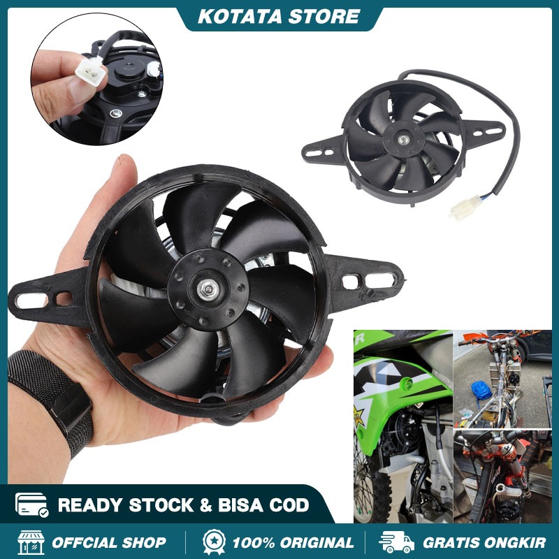 Jual [Ready stock]Radiator Sepeda Motor Kipas Radiator DC 12V 12cm ...