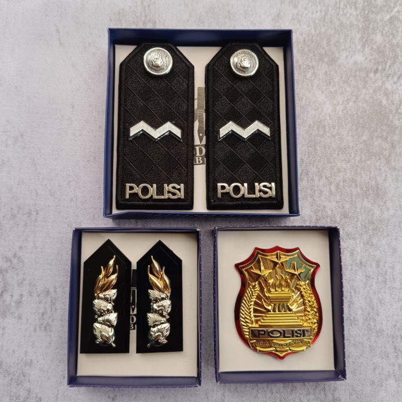Jual Pangkat PDU AIPDA BINTARA POLRI 1 SET / Pangkat PDU BINTARA POLRI ...