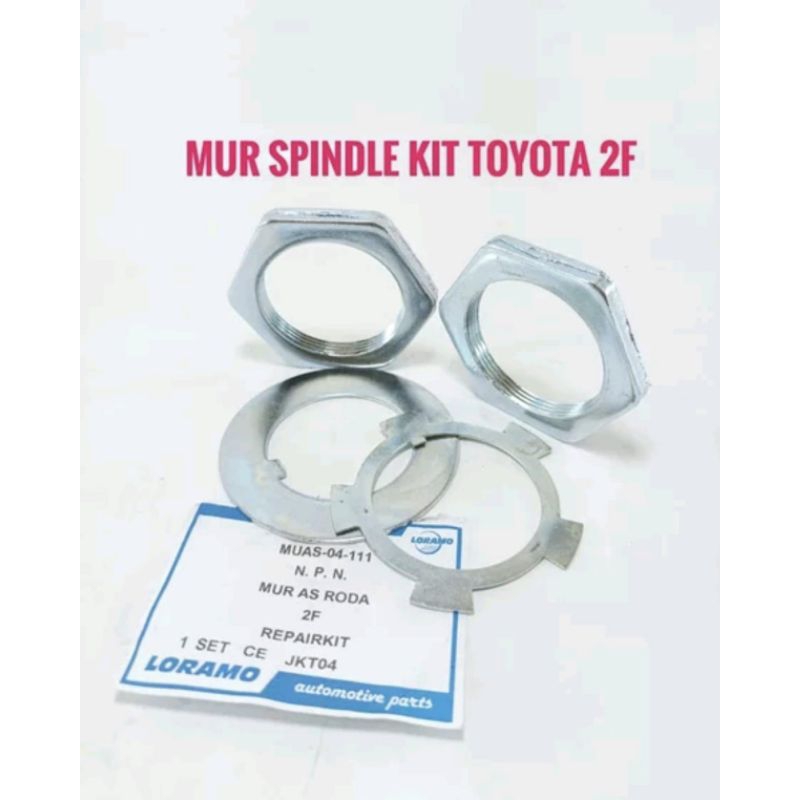 Jual Mur Spindle Kit Toyota 2F Mur As Roda Depan Toyota FJ40 Warna ...