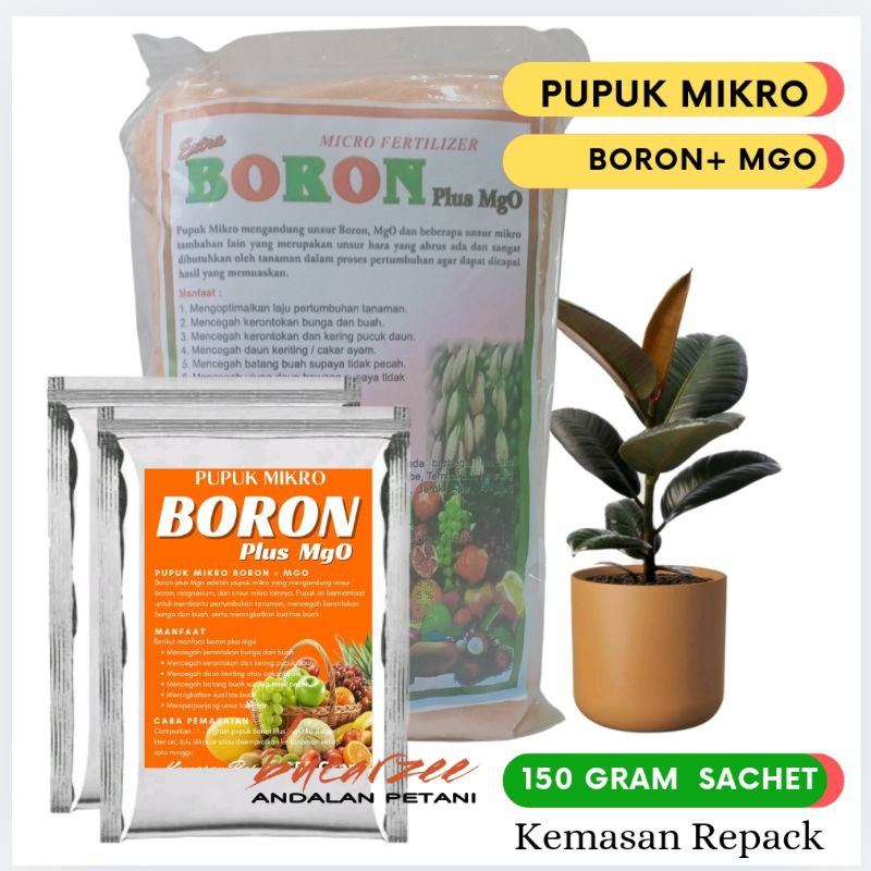 Jual Pupuk Mikro Boron Plus MgO. Kemasan Sachet 150 Gram | Shopee Indonesia