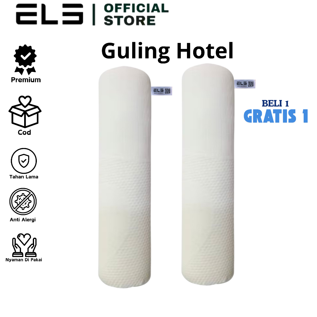 Jual ELB Guling Hotel Super Premium Quality Beli 1 gratis 1 Putih ...