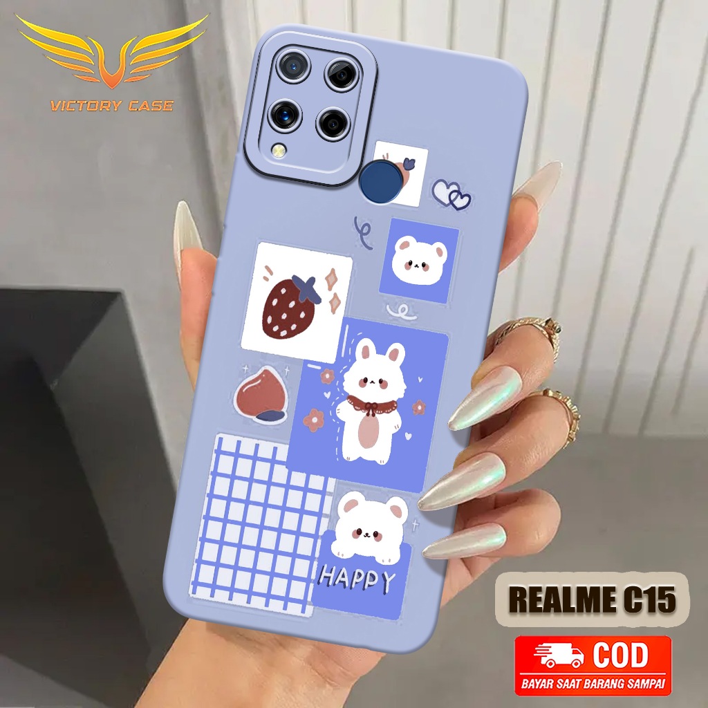 Jual New! Kartun Case - Softcase Realme C15 Terbaru - Case Hp Realme ...