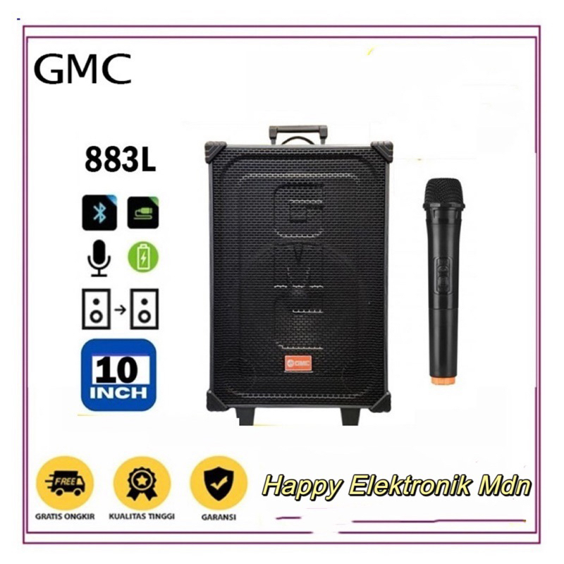 Jual SPEAKER GMC 883L GMC SPEAKER PORTABLE GMC 10 INCH SEPEAKER GMC 10 ...