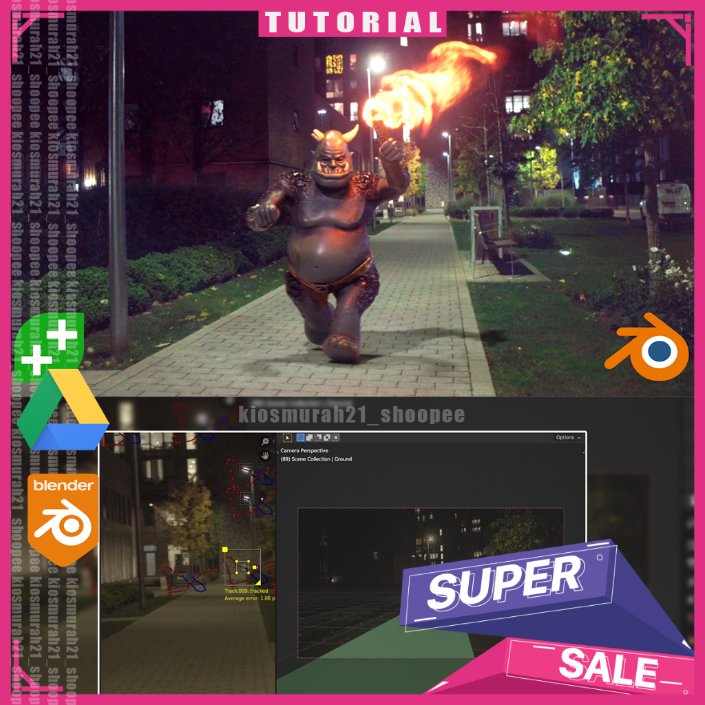 Jual Blender 3D - Blender Visual Effects - Real World Meets CG 3D ...