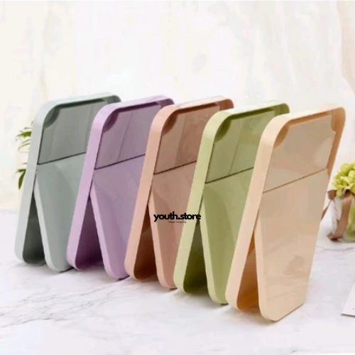 Jual Kaca Cermin Mini Kotak Stand Lipat Portable Mirror Cermin Rias ...