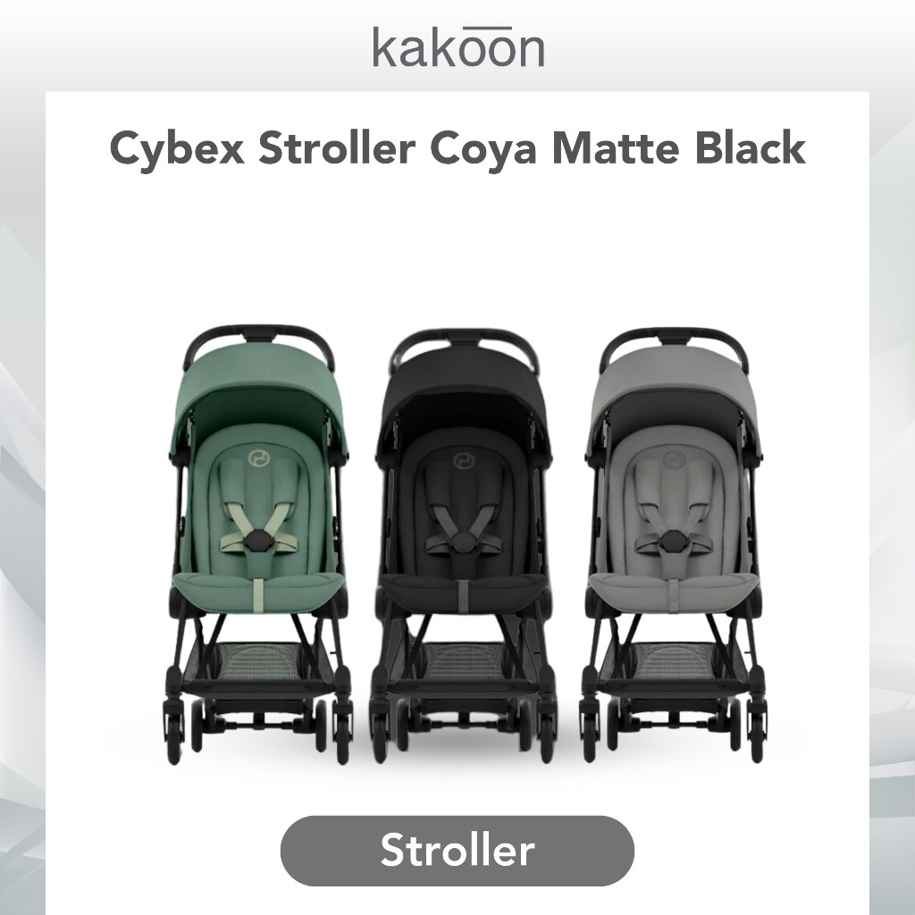 Jual Kakoon Cybex Stroller Coya Matte Black | Shopee Indonesia