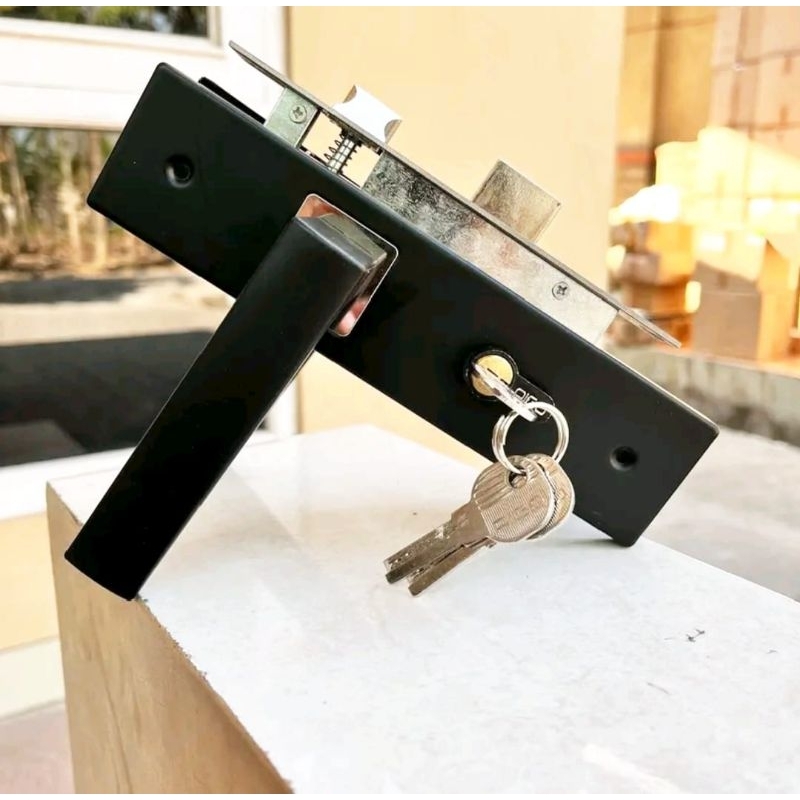 Jual hendleset/handle kunci pintu/handle minimalis | Shopee Indonesia