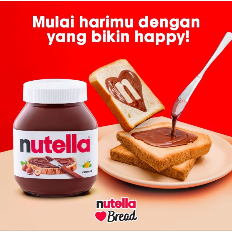 Jual Nutella spread jam coklat 200g/selai nutella/selai coklat exp ...
