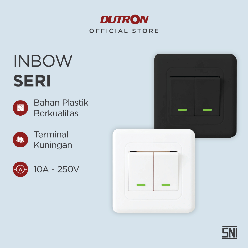 Jual DUTRON Saklar Inbow Seri | Shopee Indonesia