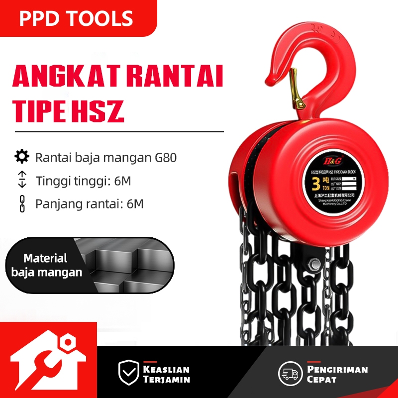 Jual PPD TOOLS 1T-5T Kran Angkat Rumah Tangga, 1 ton x 3 meter/1 ton x ...