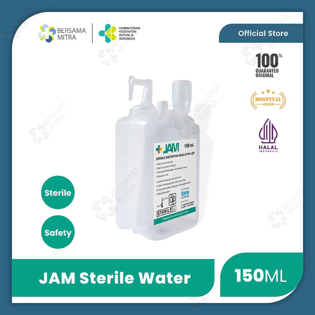 Jual Air Humidifier Oxygen steril - JAM Sterile Water for Inhalation ...