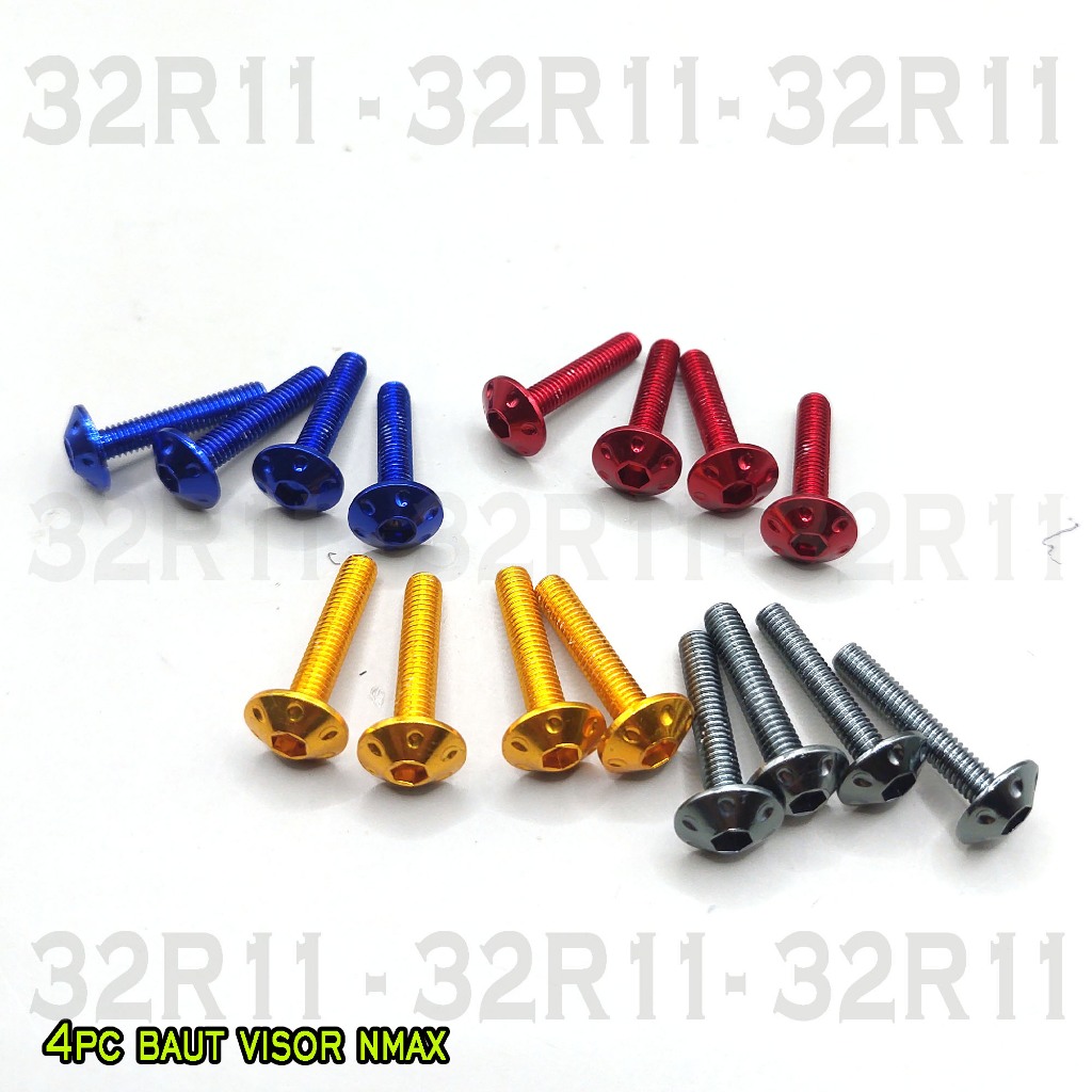 Jual baut windshield nmax old 4 Pcs model panjang / baut visor nmax ...