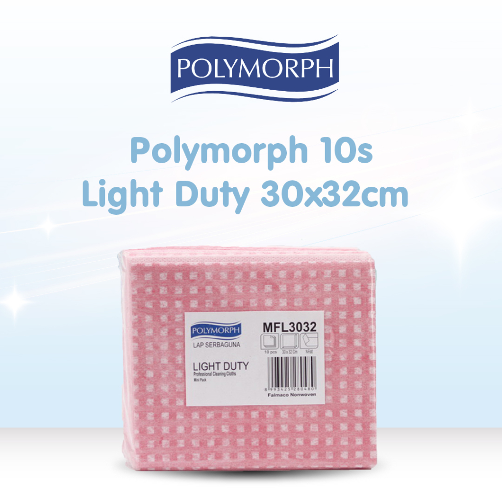 Jual Polymorph - Light Duty Lap Serbet Serbaguna 30x32cm Isi 10's ...
