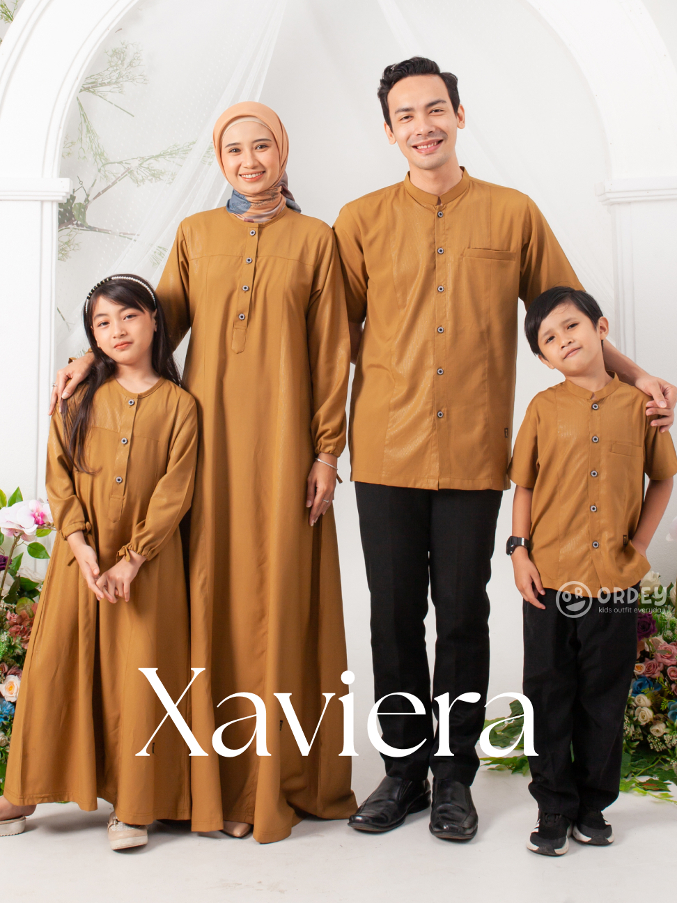 Jual Dthree x Ordey - Sarimbit Keluarga 2025 Xaviera Series ( Yellow Breen ) / Couple Family ...