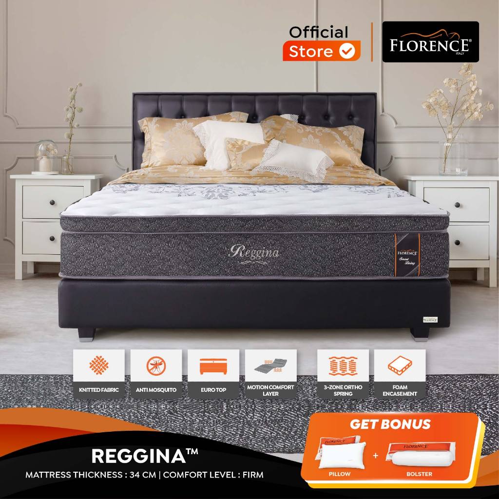 Jual Florence Kasur Spring Bed Reggina - Full Set | Shopee Indonesia