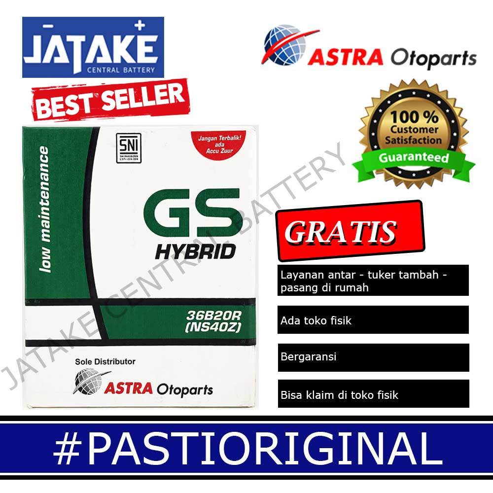 Jual Aki Basah Mobil Toyota Avanza Rush Suzuki APV Carry Pickup Futura NS40Z GS Astra Hybrid ...