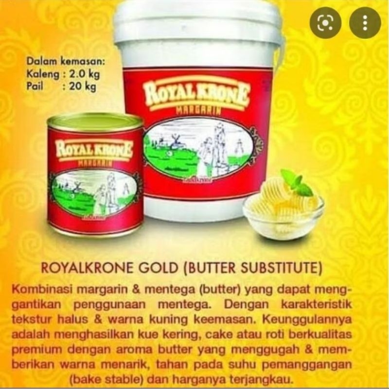 Jual BUTTER ROYAL KRONE 250 GR REPACK | Shopee Indonesia