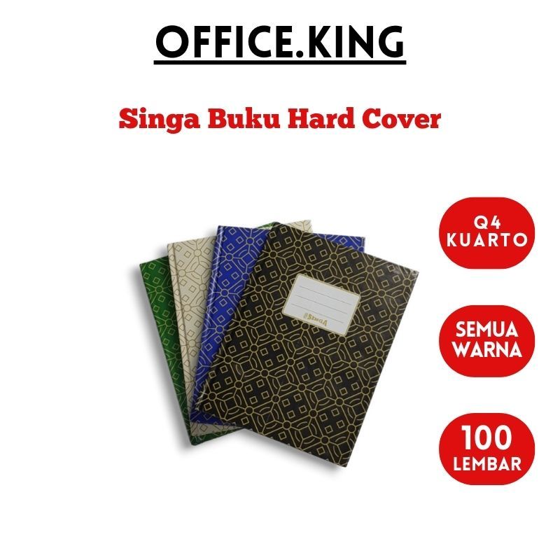 Jual Singa Buku Hard Cover Kuarto Buku Tulis Kwarto Akuntansi Q4 ...