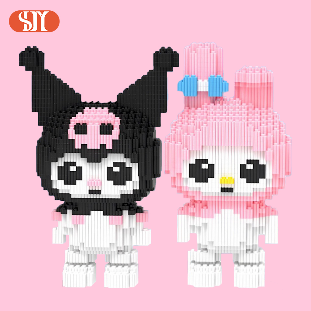 Jual Nano Blocks Bricks Karakter 1Set Sanrio Kuromi Melody 3D Model ...