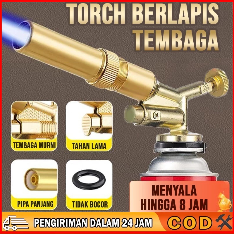 Jual COD-Kepala Gas Blowtorch Bahan Full Kuningan Anti Karat Las Api ...