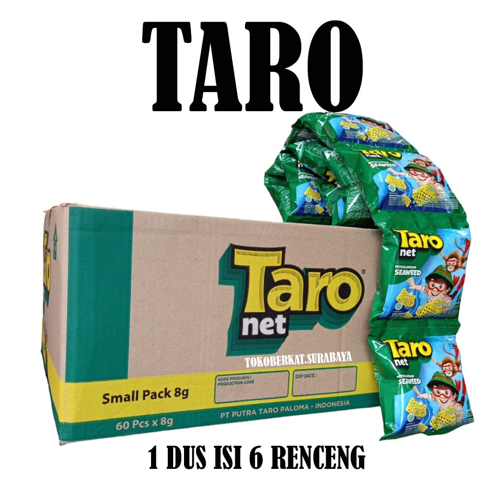 Jual SNACK TARO SEAWEED DUS ISI 6 RENCENG | Shopee Indonesia