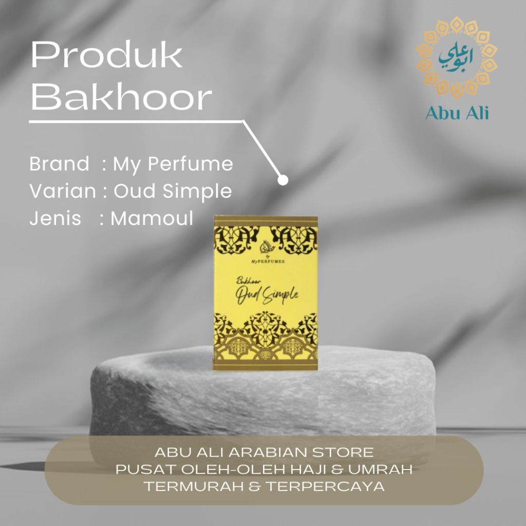 Jual Bukhur Arab Varian Mamoul Jenis Pocket Arabian Bakhoor Oud 40 gram ...