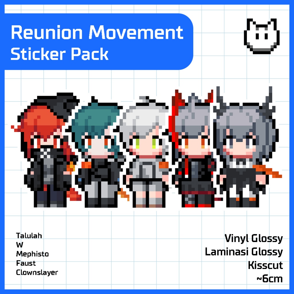 Jual Reunion Movement Sticker Pack - Talulah W Mephisto Faust ...