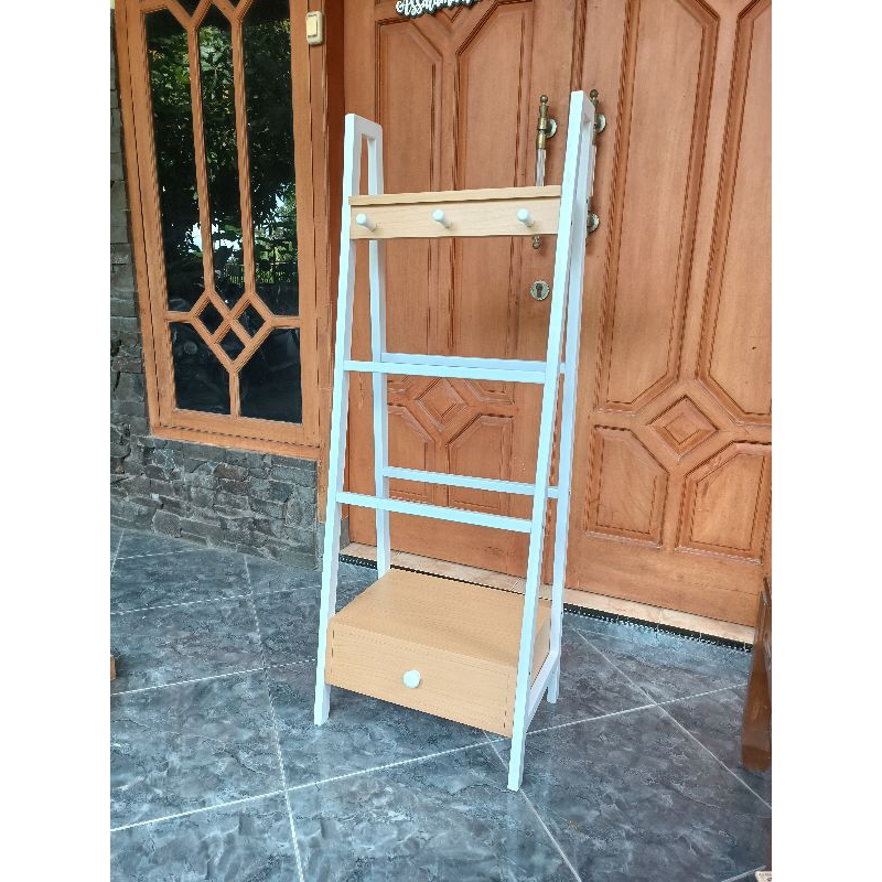 Jual Rak Mukena dan Sajadah Minimalis tinggi 120cm Dilengkapi dengan ...