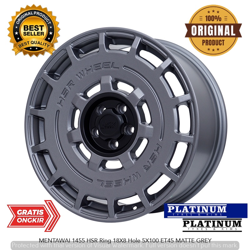 Jual VELG MOBIL ALTIS, SIENTA HSR MENTAWAI RING 18 LEBAR 8 RATA MATTE ...