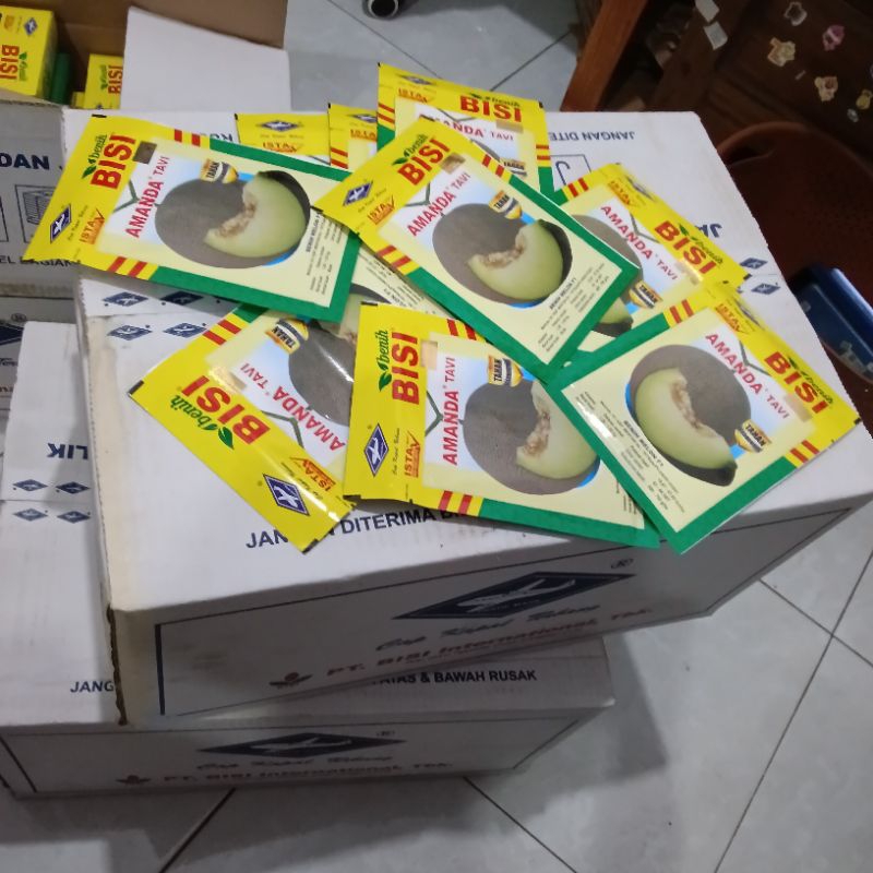 Jual Benih Melon Madu Jumbo Amanda Tavi F1 (Bisi/ Terbaru Cap Kapal ...