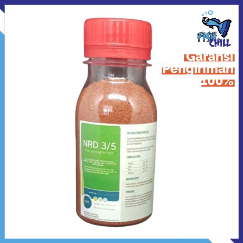 Jual 30 & 50 GRAM • PELET NRD 3/5 (300-500 Micron) • Makanan Pakan Ikan ...