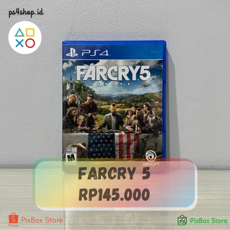 Jual BD KASET FARCRY 5 PS4 SECOND BEKAS MURAH FAR CRY 5 | Shopee Indonesia