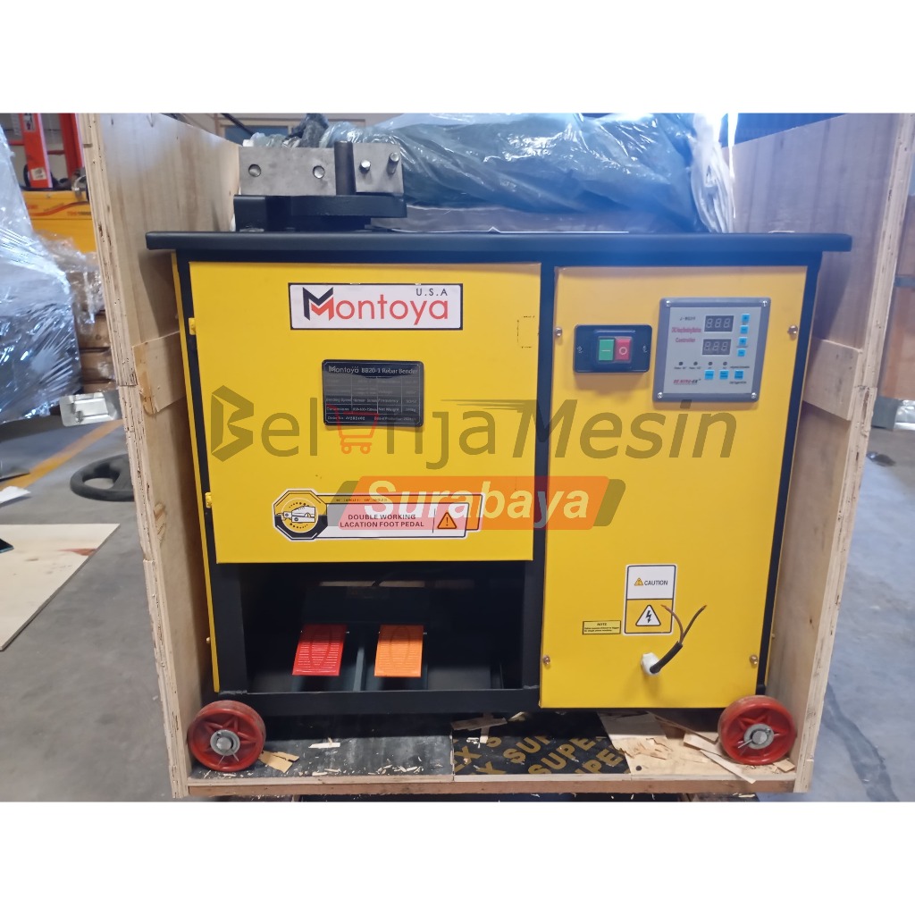 Jual Bar Bender Electric 1 phase 16mm MONTOYA BB 20-1 Alat Bending ...