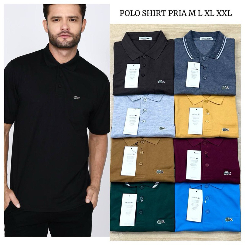 Jual Kaos Kerah Premium | Polo Shirt Pria | Kaos Kerah Seragaman | Kaos ...