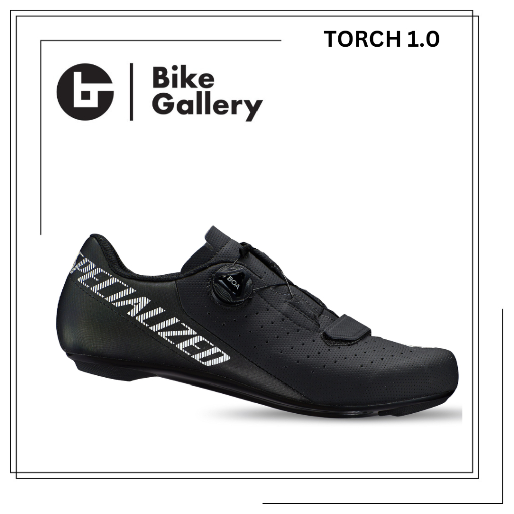 Jual Sepatu Roadbike Torch 1.0 BLACK | Shopee Indonesia