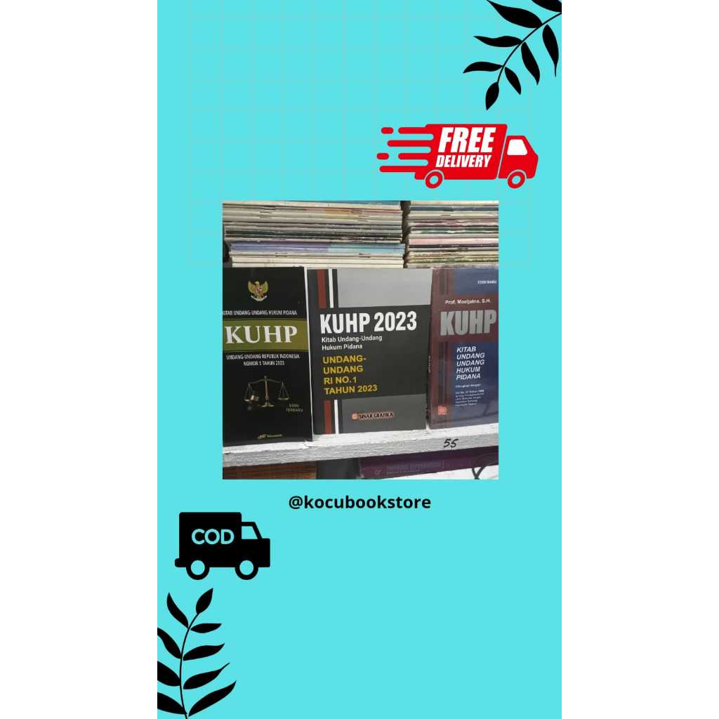 Jual BUKU KUHP BEST SELLER ( KITAB UNDANG-UNDANG HUKUM PIDANA ...