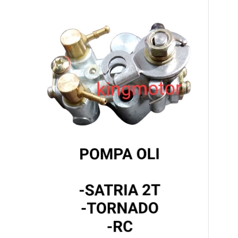 Jual POMPA OLI KOMPLIT SATRIA 2T TORNADO RC KUALITAS SUPER | Shopee ...