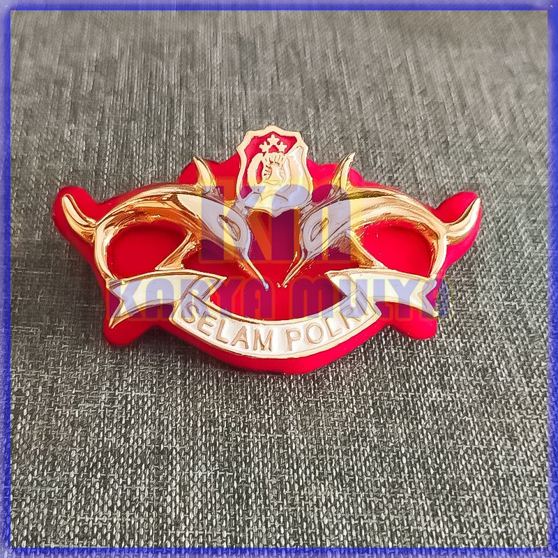 Jual Brevet Wing Selam Polri Atribut Seragam Logam Kuningan Pin Bros ...