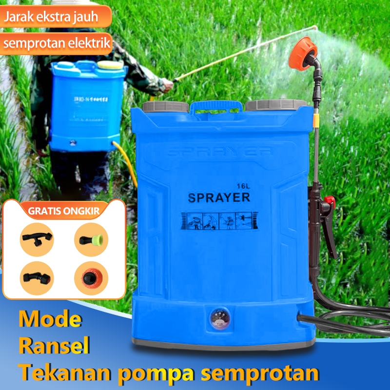 Jual BUYITNOW Sprayer Elektrik 16 Liter Alat Semprot Tanaman Pertanian ...