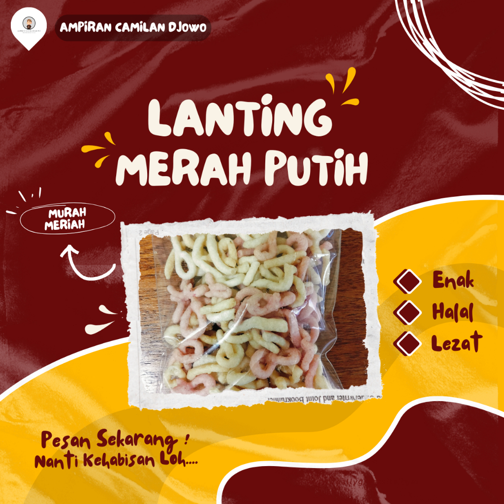 Jual Makanan Ringan Klanting Lanting Singkong Bumbu Oleh-oleh Khas ...