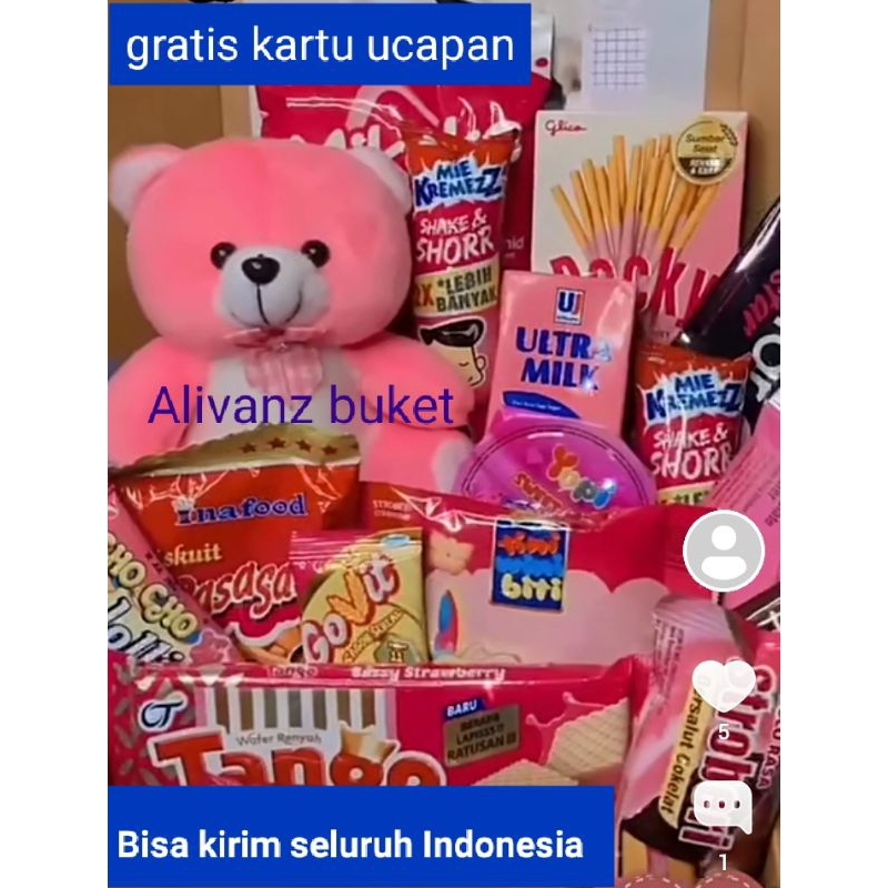 Jual SNACK BOX Kado Ulang Tahun / Hampers Snack Murah / Buket Snack ...