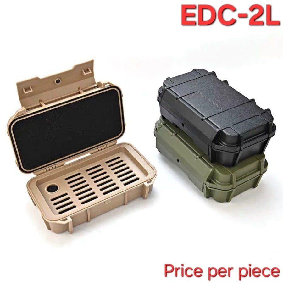 Jual AVPRO EDC-2L Double-layer ABS EDC Storage Box Waterproof Case ...