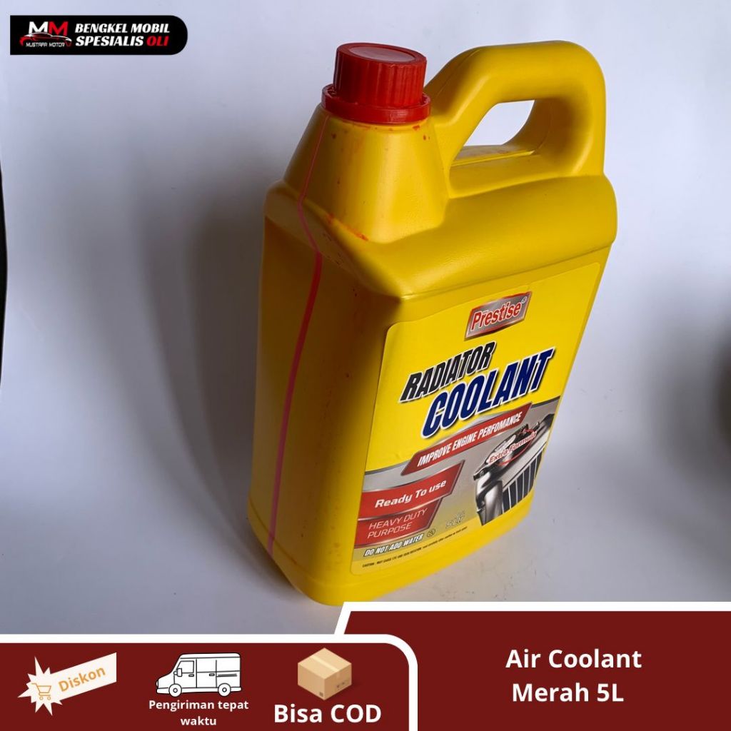 Jual PRESTISE AIR RADIATOR | AIR COOLANT MERAH | HIJAU 5000ML 5 LITER ...