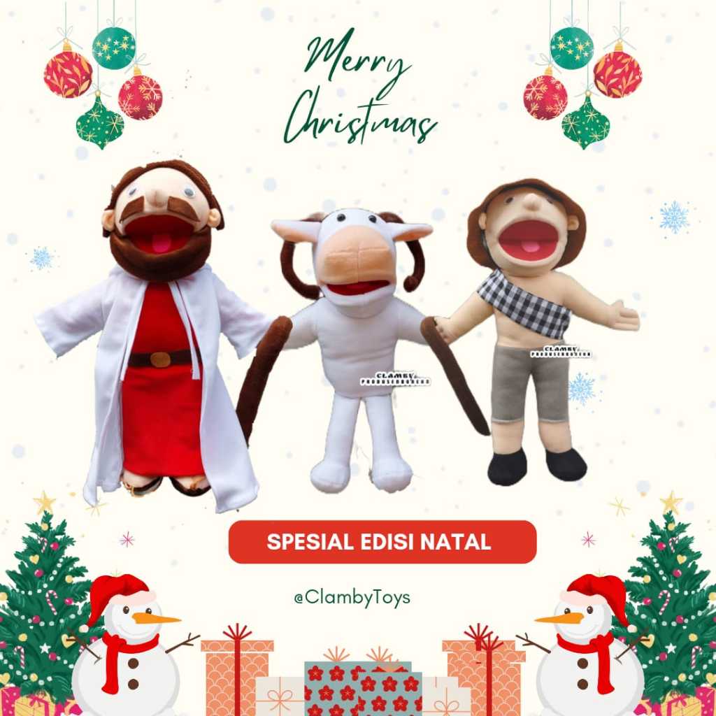 Jual Hand Puppet Yessus Boneka Dongeng karakter Yesus Domba Penggembala ...