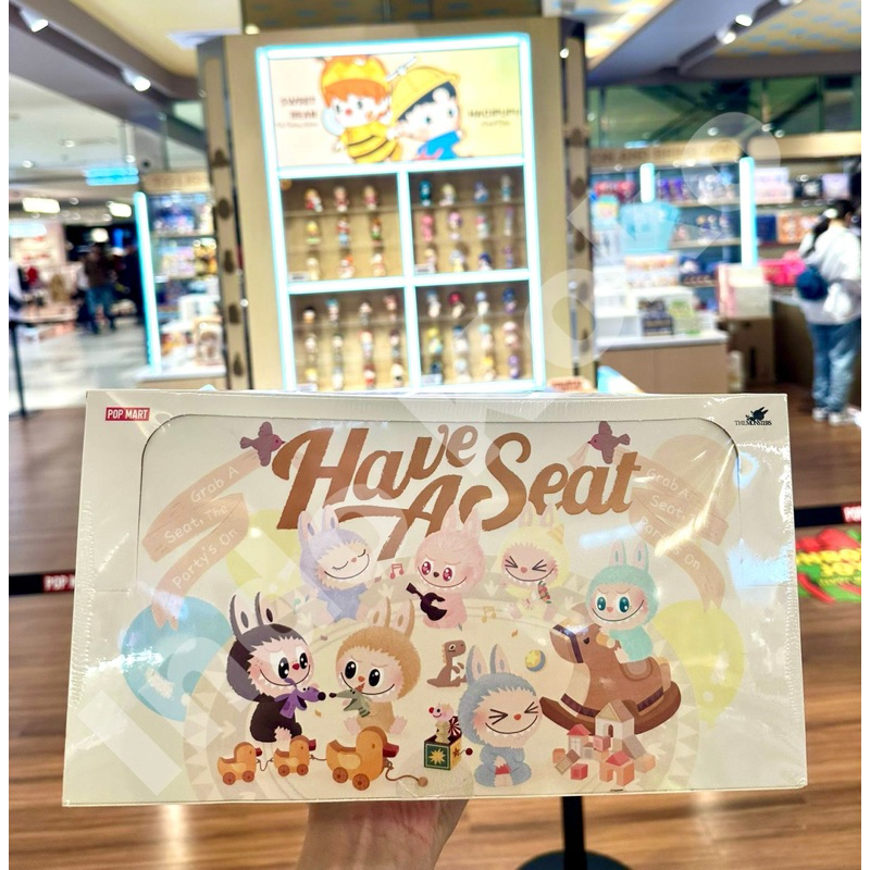 Jual (Harga 1box = 6ktk) POPMART ORIGINAL 100% Labubu have a seat ...