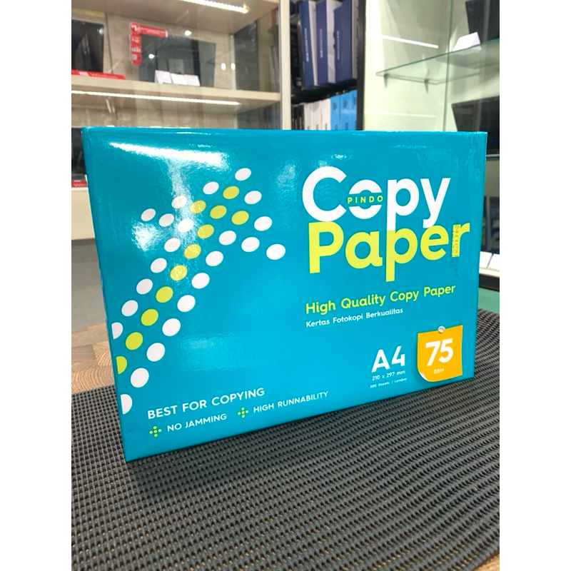 Jual KERTAS HVS COPY PAPER 75GSM A4 1 RIM | Shopee Indonesia